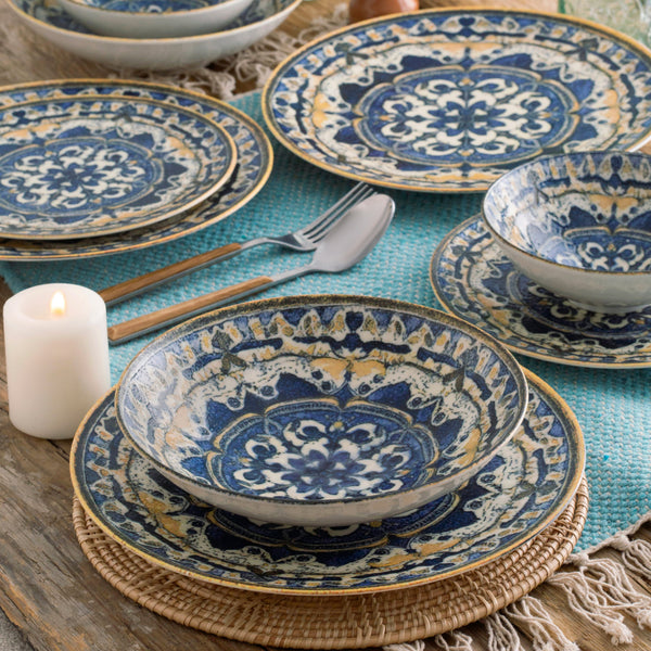 Otantik Dinner Set of 24 Porcelain Plates – kitchenkey