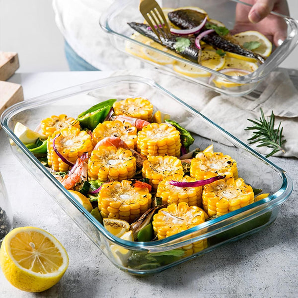 Paris 2 Rectangular Baking tray set – kitchenkey